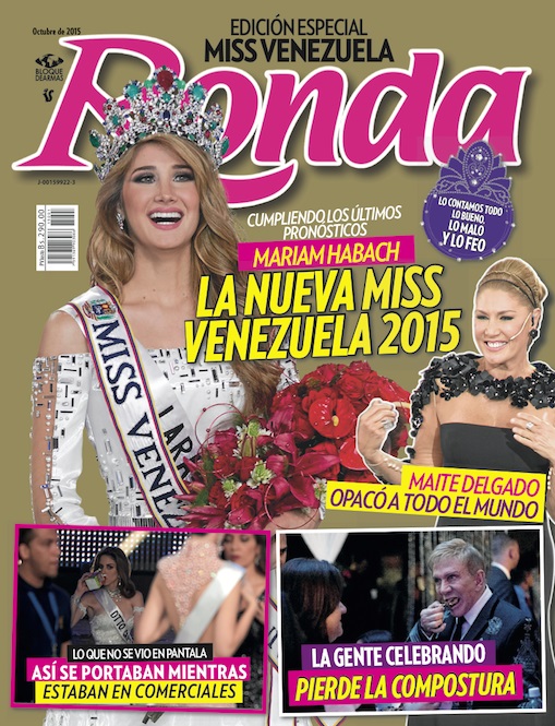 Revista Ronda revela los escándalos tras el Miss Venezuela 2015 | Rumberos